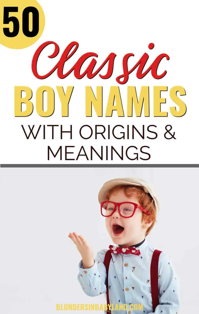 50 Vintage Boy Names That Aren't Overused