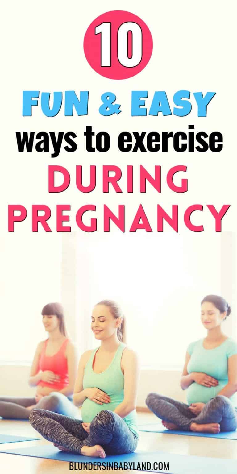 10 Easy Ways to Get More Exercise During Pregnancy